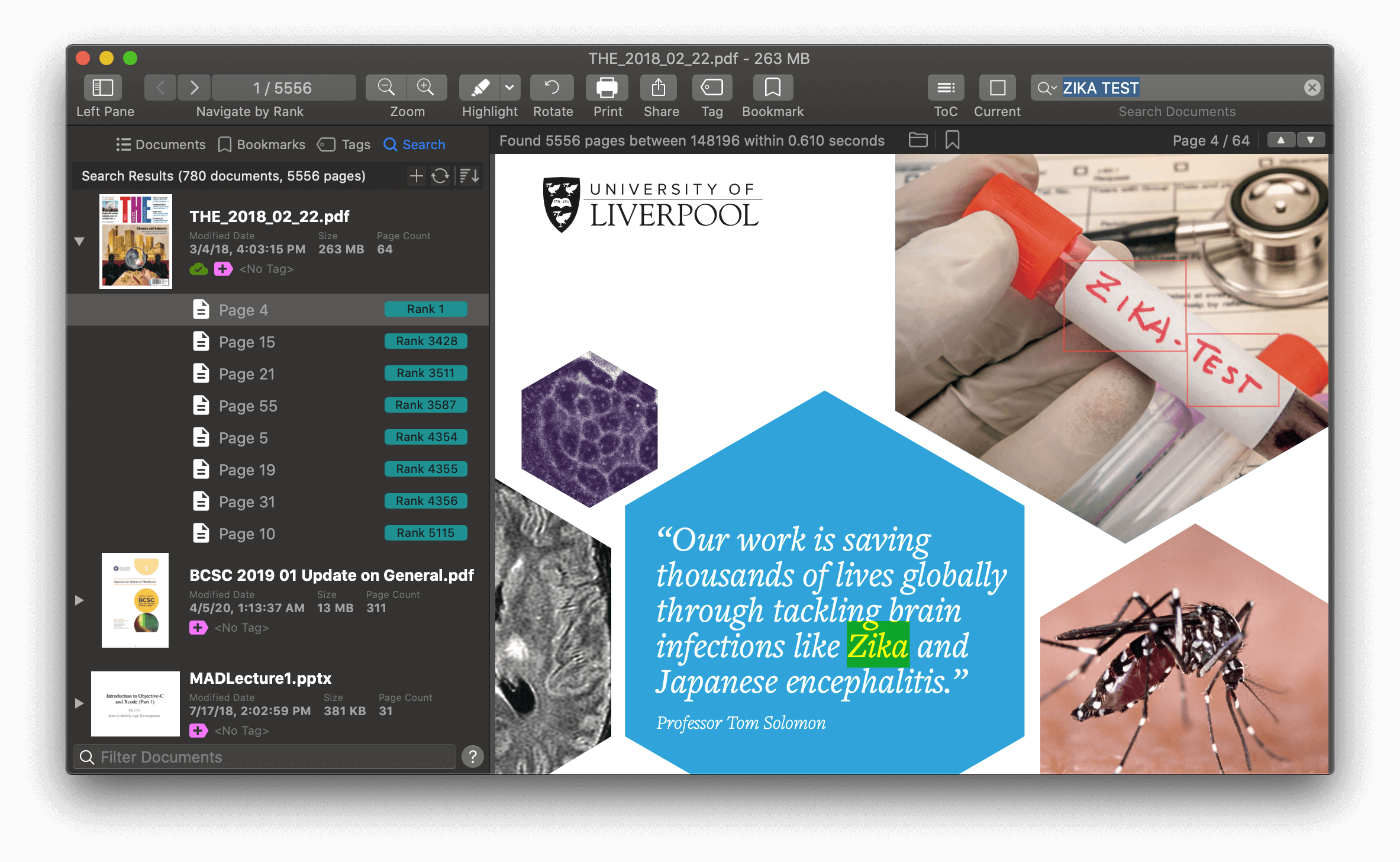 The best app to search multiple documents for iPhone, iPad and Mac